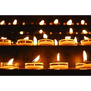 BCandle 100% Pure Beeswax 15-Hour Votive Candle in Glass (Set of 4)