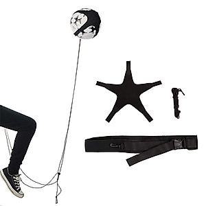 Toxz Soccer Singles Training Rebound Training Belt,Elastic Rope Bungee Football Practice Tool Exercise Self-Study,Practice Equipment Trainer