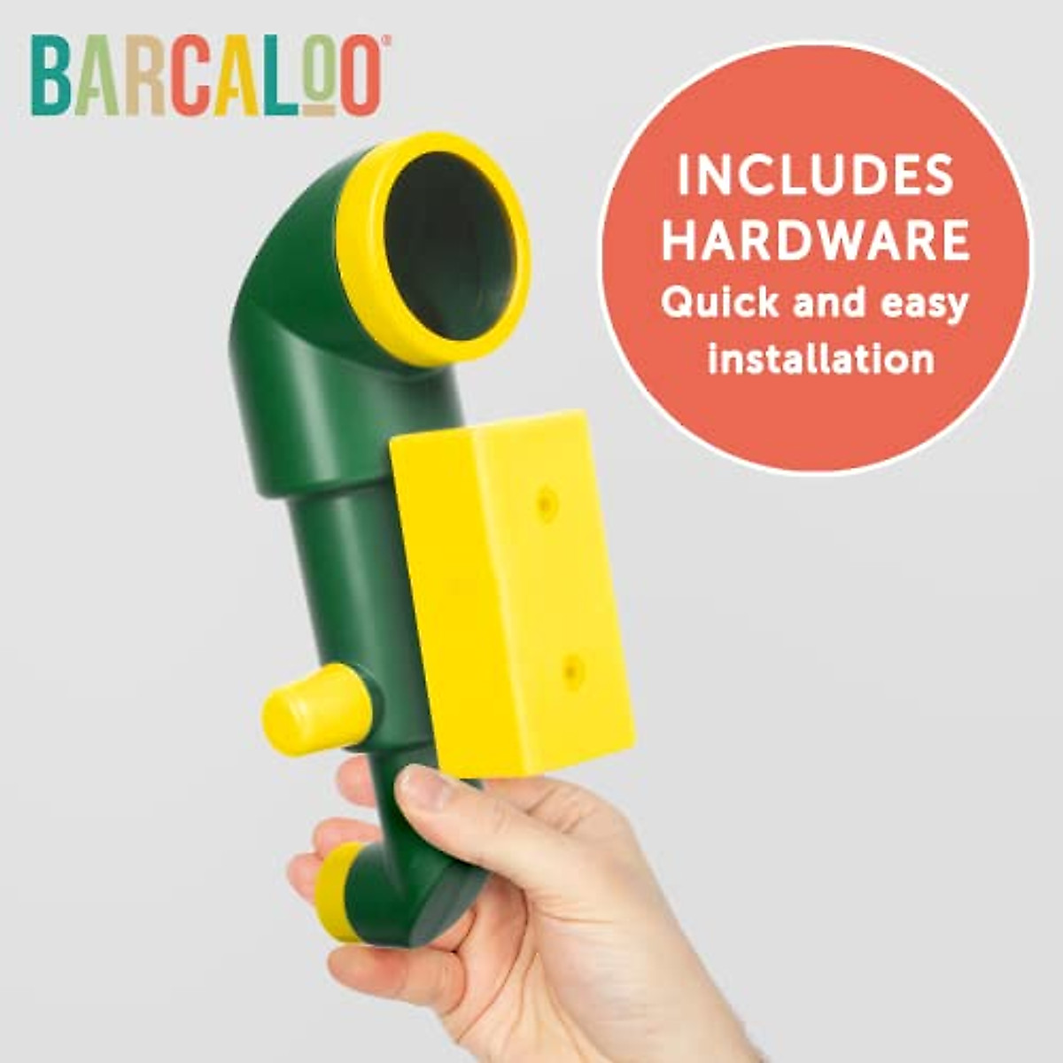 Barcaloo Playground Equipment Play Periscope for Kids - Green Periscope Playset Attachment, Monocular Periscope Swing Set Accessory for Outdoor Playhouse Playset Backyard. Periscope for Toddler