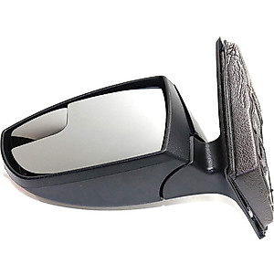 Kool Vue Driver Side Power Non-Heated Mirror for Ford Focus 2012-2014 With Signal Light & Spotter Glass; Without Puddle Lamp Paintable 4-Door, Hatchback