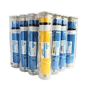 75GPD Reverse Osmosis Membrane Replacement Filter by AQUANOVA EXCEL | Protective Premium PET Packing | Fits Most 2” OD Membrane Housing | Manufactured from LG Sheets | 11.75” X 1.8” | 75GPD