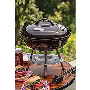 Cuisinart CCG-190 Portable Charcoal Grill, 14-Inch, Black