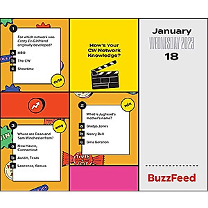 BuzzFeed 2023 Day-to-Day Calendar: Quizzes & Trivia