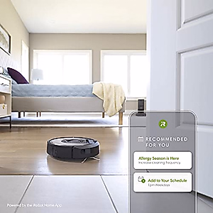 iRobot Roomba i7+ (7550) Robot Vacuum with Automatic Dirt Disposal-Empties Itself, Wi-Fi Connected, Smart Mapping, Compatible with Alexa, Ideal for Pet Hair, Carpets, Hard Floors, Black (Renewed)