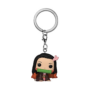 Funko POP! Keychain: Demon Slayer - Nezuko Novelty Keyring - Collectable Mini Figure - Stocking Filler - Gift Idea - Official Merchandise - Anime Fans - Backpack Decor