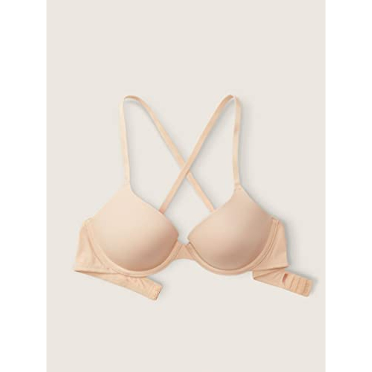 Victoria's Secret Pink Wear Everywhere T-Shirt Lightly-Lined Bra, Beige, 34B