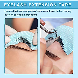 Lash Tape for Eyelash Extensions Blue Eyelash Tape for Extensions Sensitive Eyelash Extension Tape Sensitive Skin Tape for Eyelash Extensions Breathable Medical Microporous Tape(0.98in 3.9yd, 1Roll)