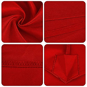 ZIAERKOR Replacement Parasol canopy for 10ft 8 ribs, Patio Umbrella 10 ft Replacement Canopy, Outdoor replacement parasol cover surface polyester UV blocking and rainproof (Red, 10ft/8 ribs)