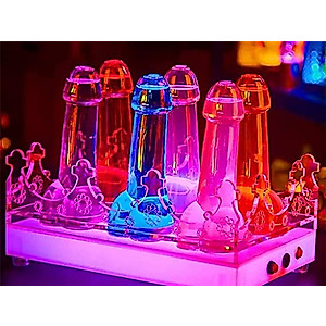 UKNBEY Funny Party Wine Glass, Creative Shape Transparent Champagne Glasses Whiskey Glasses Wine Cup for Novelty Drinking Cup Decoration for Bars, Night Clubs, Hotels, Party.Ideal Gag Gift (1 Pcs)