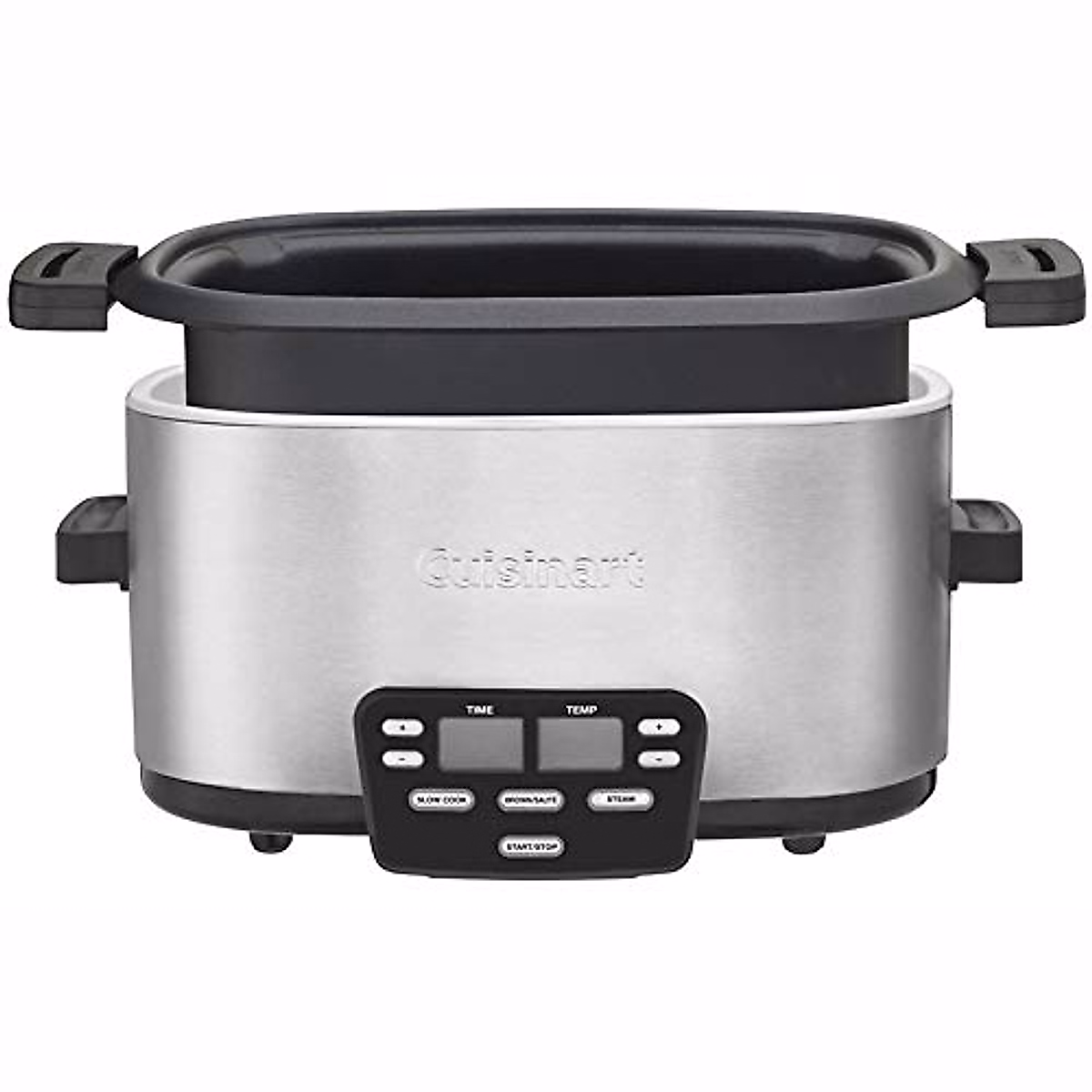 Cuisinart MSC-600 6 Quart 3-In-1 Cook Central Multicooker Slow Cooker Steamer Bundle with 1 YR CPS Enhanced Protection Pack