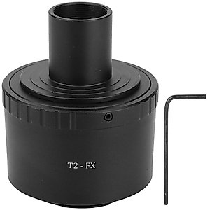 Microscope Adapter Ring,T2-FX Metal Adapter Ring for 23.2mm T Mount Microscope to for FX Mount Camera