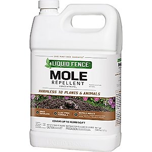 Liquid Fence Mole Repellent Concentrate, 1-Gallon, 1 gal, Plain