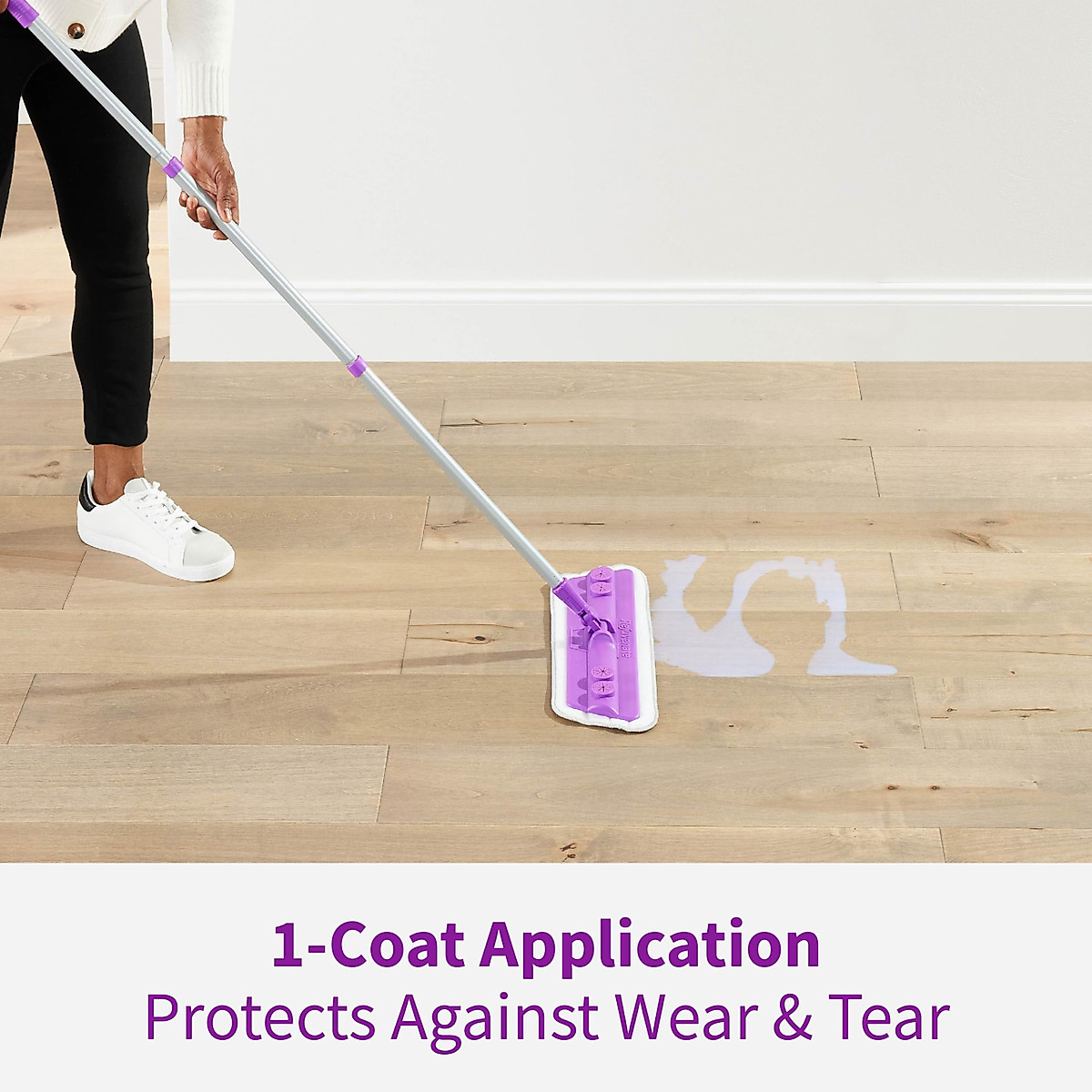 Rejuvenate All Floors Restorer and Polish Fills in Scratches Protects & Restores Shine No Sanding Required (128 oz)