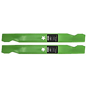 8TEN LawnRAZOR Blade Set for Craftsman Poulan AYP Husqvarna 42 inch Deck 138498 134149 138971 532138971 (High Lift)