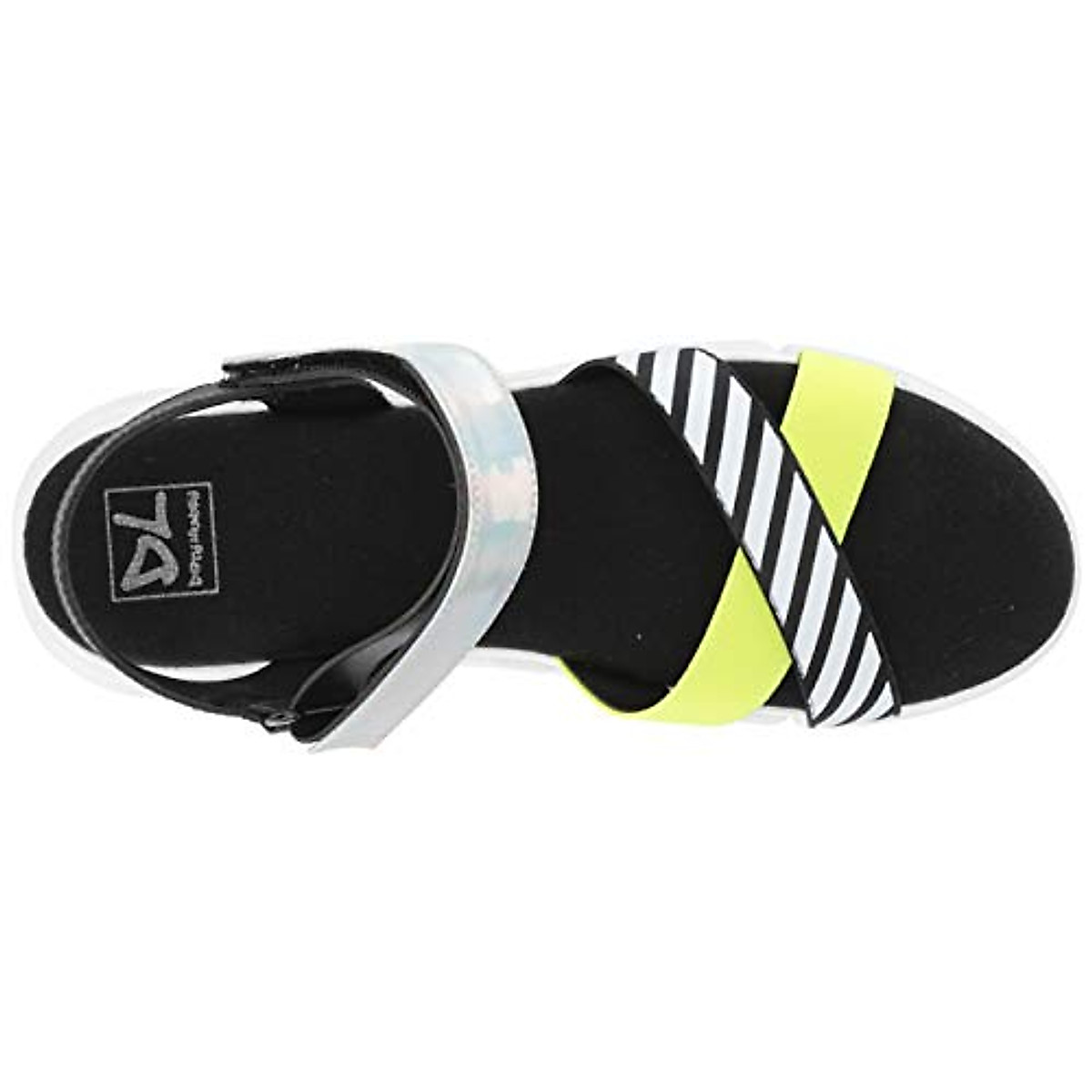 Dirty Laundry by Chinese Laundry Women's Flat Sport Sandal, Black Multi, 6