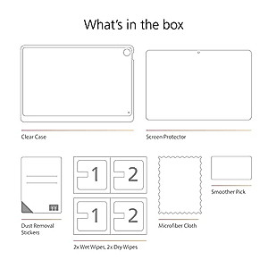 All-New Made for Amazon Clear Case and Screen Protector for Amazon Fire Max 11 (2023 Release)