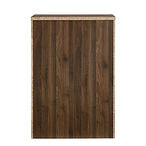 24/7 Shop at Home Camberley Farmhouse 5-Drawer Wood 31 in. Chest, Tall Dresser for Bedroom, Hallway, Nursery, Closets, Walnut Brown