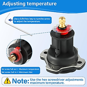 GP876851 Mixer Cap and Pressure Balancing Unit Kit, Compatible with Kohler Shower Valves K-304 and K-11748 Platforms, Shower Cartridge Replacement Repair Kit, Include GP800820 and GP77759