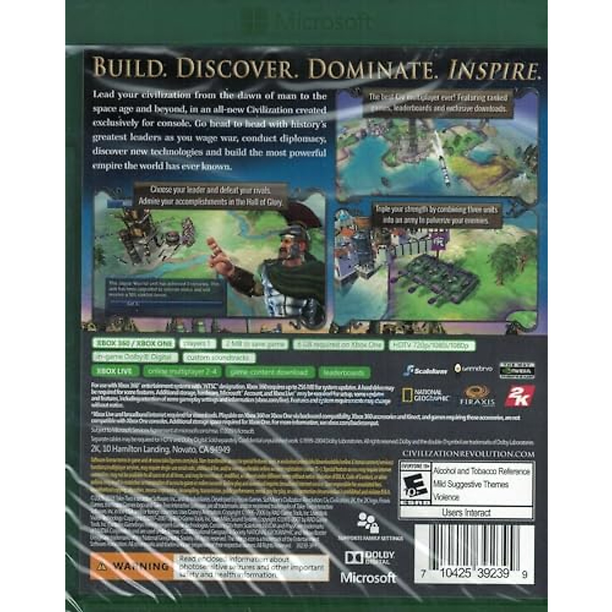 Sid Meier's Civilization Revolution - Xbox 360 (Greatest Hits)