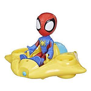 Marvel Spidey and His Amazing Friends Spidey Water Web Raft, Preschool Water Toy with Spidey Action Figure for Kids Ages 3 and Up