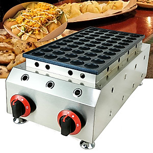 50 PCS Waffle Maker,Non-Stick Gas Bubble Waffle Maker,Commercial Mini Pancake Baker, Mini Cake Maker for Kids and Families (50 PCS)