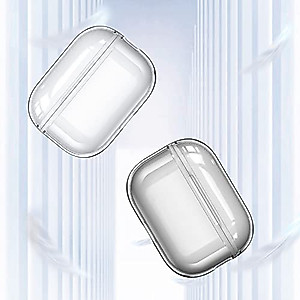 Fintie Case for AirPods Pro 2nd Generation (2023/2022) / AirPods Pro 1st Generation (2019) - Soft TPU Clear Anti-Scratch Protective Cover with Lanyard, Crystal Clear