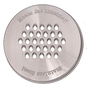 Mason Jar Lifestyle Grater/Shredder Lid for Wide Mouth Jars (3 Pack)