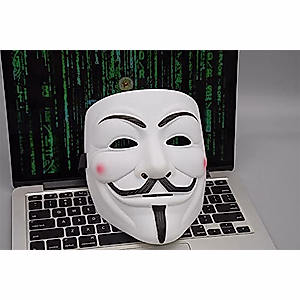 V for Vendetta Mask, Halloween Masks - Guy Masks for Kids Costume