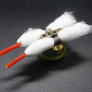 Beavorty 40PCS Organic Shoelace Cotton Sticks Japanese Organic Doctor Shoelaces Cotton Coil Clouds Shoelace Style Cotton Threads Wick