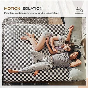 Sweetnight Queen Mattress, 12 Inch Gel Memory Foam Mattress in a Box, Queen Size Mattress with Four Firmness from Soft to Firm, Flippable Mattress for Motion Isolation & Pressure Relief, Black