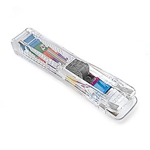 Rapesco Supaclip #40 Dispenser with 25 Multicoloured Refill Clips (RC4025MC)
