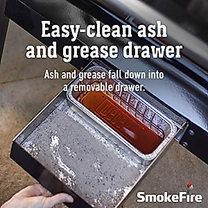 Weber SmokeFire EX6 (2nd Gen) Wood Fired Pellet Grill, Black