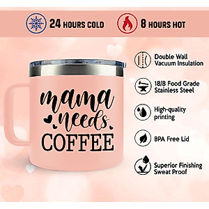 Christmas Gifts for Mom from Daughter, Son - Gifts for Mom from Daughter, Son - Mom Christmas Gifts Ideas - Mom Gifts from Daughter, Son - Mom Birthday Gifts for Mom, Mother Gifts - Mom Mug 14Oz