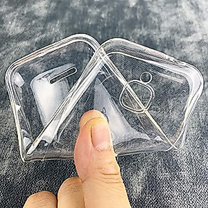 Ytaland for Nokia 6300 4G case, Crystal Clear Soft Silicone Shockproof TPU Transparent Bumper Protective Phone Case Cover for Nokia 6300