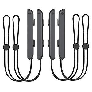 Wrist Strap for Joycon Controller - 4 Pack Lanyard Replacement Parts Accessories for Switch Joy Con Controller