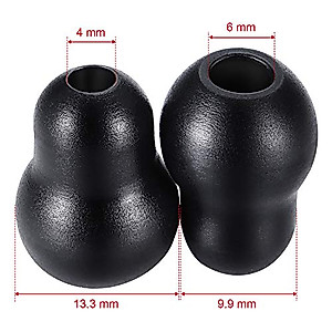 Stethoscope Replacement Earplugs - Universal Silicone Replacement Ear Tips for Stethoscope, Earbuds, Snap Tight Soft-Sealing Ear-Tips (Black and Gray, 24 Pieces)