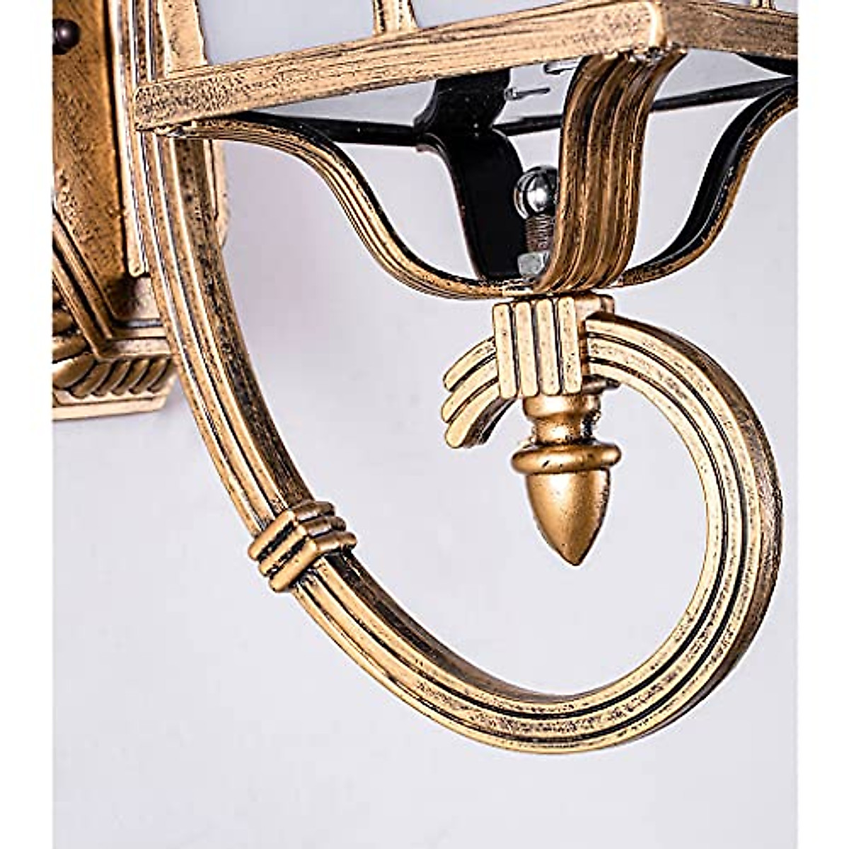 SHIJIANX Solar Lights Outdoor Solar Wall Lantern, Dusk to Dawn Decorative Led Wall Sconce Light Fixture with No Wiring Required -Solar Wall Light-Smart Home Outdoor Waterproof Garden Light