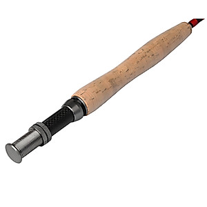 CHANNELMAY 9FT 3 Pieces Carbon Fly Fishing Rod Pole #5/6 2.7Meters Length Light Feel Medium-Fast Action