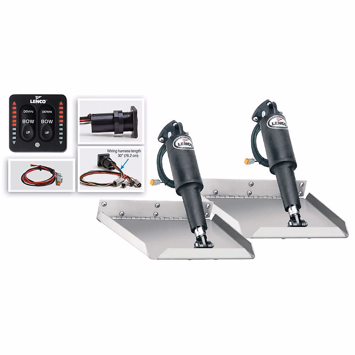 LENCO MARINE Inc 15110-103 12" x 12" Edge Mount Kit with