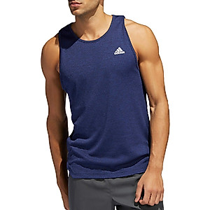 ADIDAS Men's Axis Tank Top, Legend Ink/Dark Blue Small