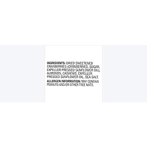 Orchard Valley Harvest Cranberry Almond Cashew Trail Mix, 1 Ounce Bags (Pack of 15), Cranberries, Almonds, and Cashews, Non-GMO, No Artificial Ingredients