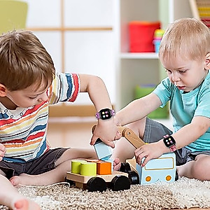 TOLUOHU Transparent Watch Bands for Gizmo Watch 3 2 1 for Kids, 20mm Soft TPU Adjustable Sport Gizmo Watch Band Replacement for Gizmo Watch Bands for Boys and Girls