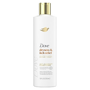 Dove Damage Therapy Derma Conditioner Dryness + Itch for Flaky Scalp with Pyrithione Zinc and Coconut Oil 12 Fl Oz