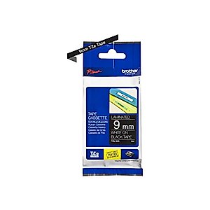 Brother P-Touch TZe Laminated Tape Cartridges - 0.38 Width - White - 1 Each