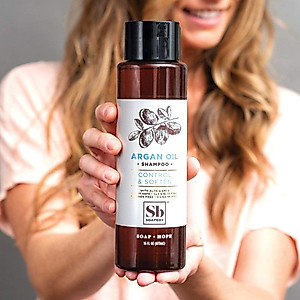 SoapBox Anti-Frizz Shampoo & Conditioner Set with Argan Oil and Shea Butter for Women & Men - Bulk Pack (3 Shampoos & 3 Conditioners)