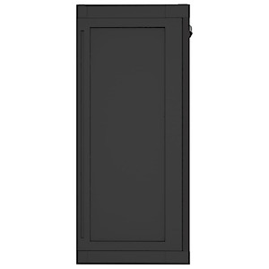 Outdoor Storage Cabinet Black 25.6"x14.6"x33.5" PP,Outdoor Storage Cabinet with Adjustable Shelves Durable and Lockable for Gardens, Balconies, and Patios Storage Lockers, Storage & Home Organization