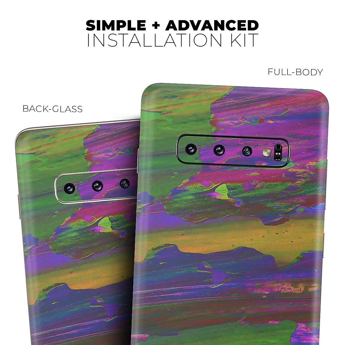 DesignSkinz Liquid Abstract Paint Remix V57 Protective Vinyl Decal Wrap Skin Cover Compatible with The Samsung Galaxy S20 (Screen Trim & Back Glass Skin)