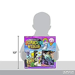 Made By Me Scratch & Color Art Kit by Horizon Group USA