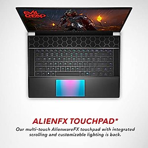 Alienware X16 R1 Gaming Laptop - 16-inch QHD+ 240Hz Display, Intel Core i9-13900HK, 32GB LPDDR5 RAM, 1TB SSD, NVIDIA GeForce RTX 4080 12GB GDDR6, Windows 11 Home - Lunar Silver
