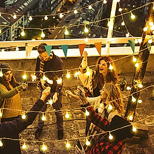 YOYONACY Battery Operated String Lights Bedroom - 52FT 2 Pack 120 LED Powered String Lights Waterproof 8 Modes with Remote and Timer for Indoor Outdoor Wedding Decor Camping, Warm White